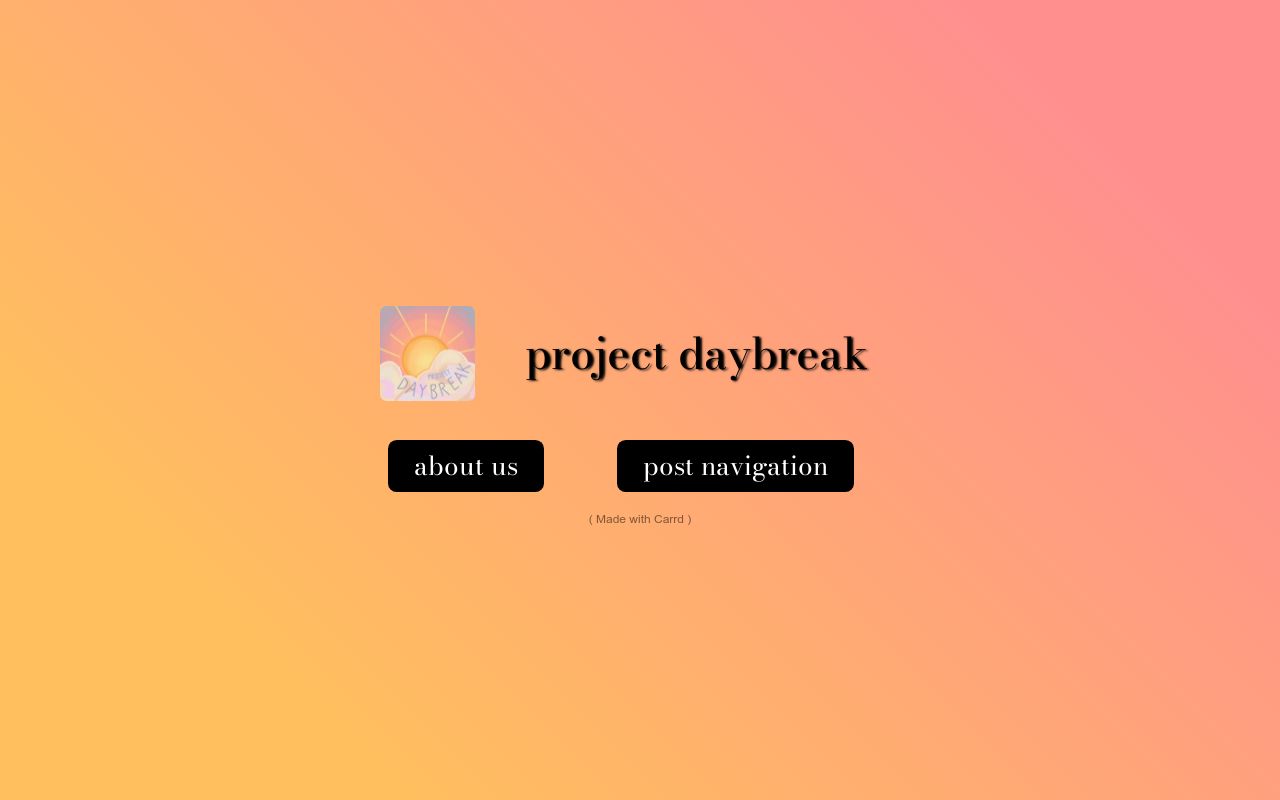 project daybreak